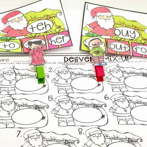 Winter Math and Literacy Christmas and Winter Centers Mega Bundle