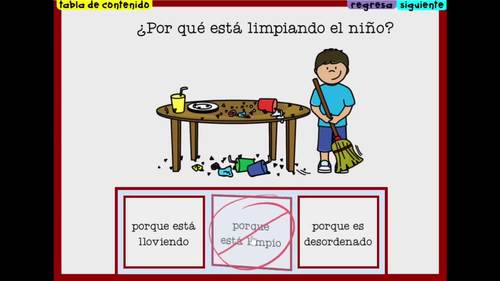 Spanish Question Words - WH questions why & who - Spanish Boom Cards