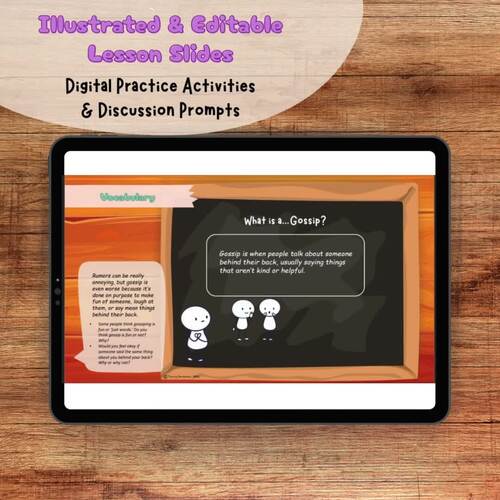 Gossip & Rumors: Social Skills & Relational Aggression Google Slides Lesson