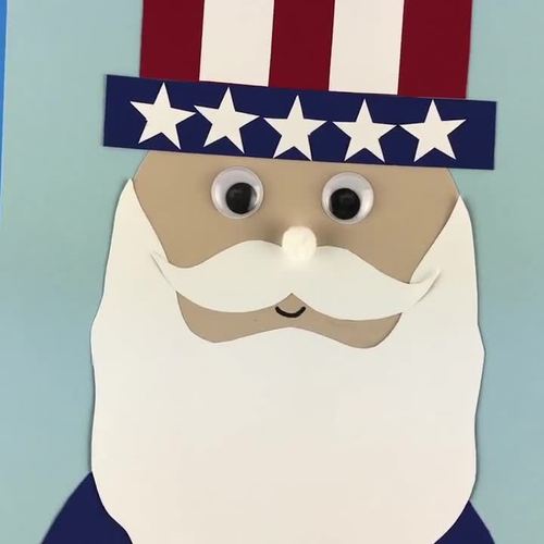Uncle Sam Craft - 4th of July Craft - Patriotic Craft by Non-Toy Gifts