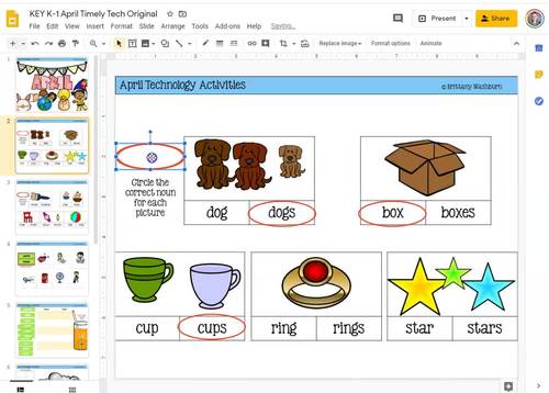 K-1 Timely Tech April Themed Computer Lab Lessons | TPT