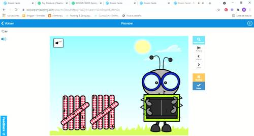 BOOM CARDS Spring: Counting numbers to 20 | Tally Marks Digital Resources