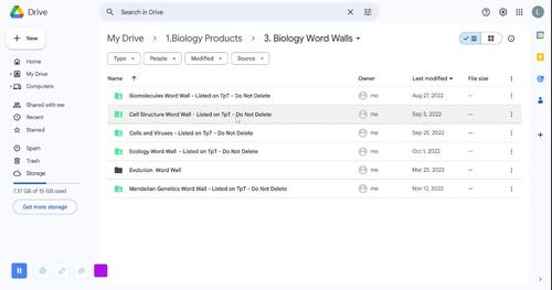 Biology Bilingual Science Word Wall Bundle || Vocabulary Definitions ...