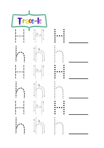 Toddlers Curriculum | French Letter "H" Activities by Brainstorm Preschool