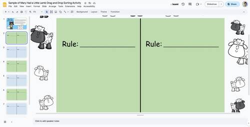 Drag & Drop Sorts for Beginners in Google Slides by Innovating Play