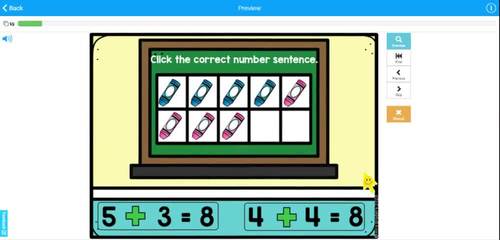 $$DOLLAR DEAL$$ ADDITION SUM UP TO 10 USING TEN FRAME BOOM cards™