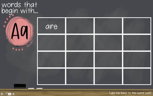 Digital Word Wall by Laine Wood | TPT