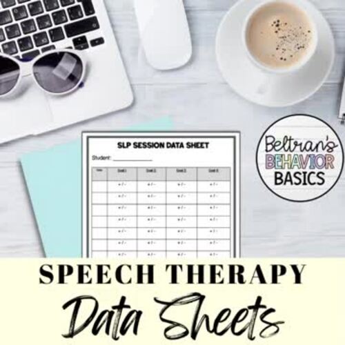 Speech Therapy Data Collection Sheets - SLP IEP Goals and Objectives ...