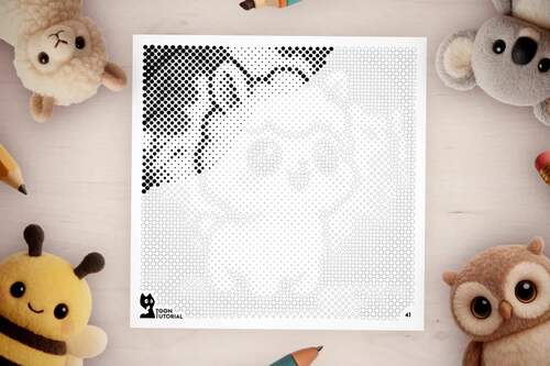 Dotglyphics Chibi Animals: 50 Coloring Pages (PDF Worksheets) by ...