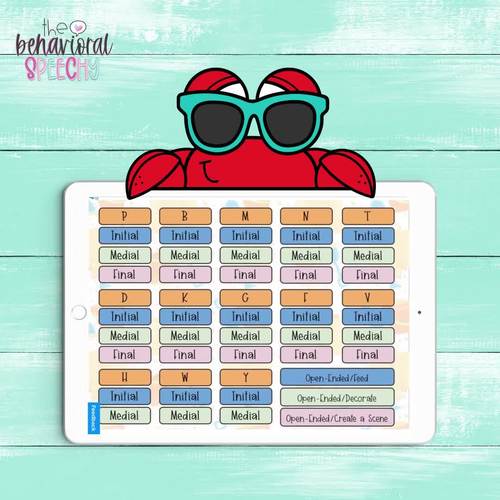 Beach Fun Articulation Boom Cards: Late Sounds & Blends | TPT