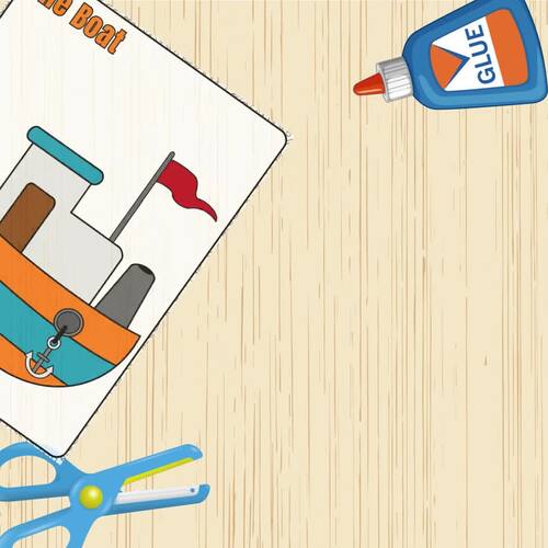 Boat Craft Activity-Transportation Craft-Boat Cut & Paste Activity ...