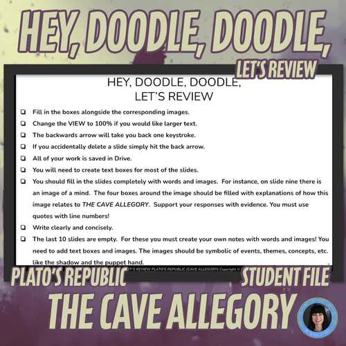 Plato's Cave Allegory easy grading, Cave Allegory essay preparation ...