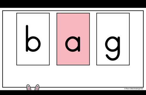 CVC Words Google Slides Blending Boards Phonics Short Vowels | TPT
