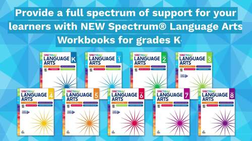 Spectrum Language Arts Workbook, Grade 2 705492-EB by Carson Dellosa ...