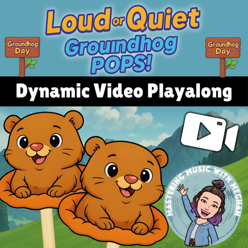 Loud or Quiet? Groundhog Pops! - Music Dynamics Video - Groundhog Day