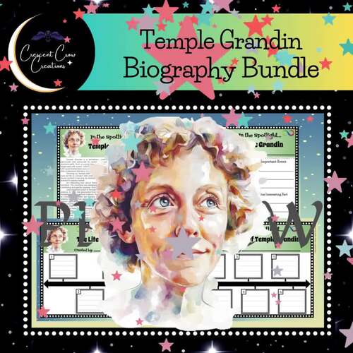 Temple Grandin Biography: Informational Text, Bio & Timeline Graphic ...