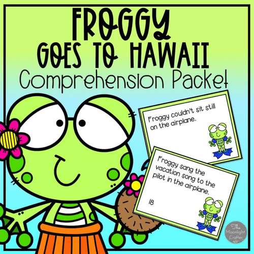 Froggy Goes to Hawaii Comprehension Materials *Distance Learning Game