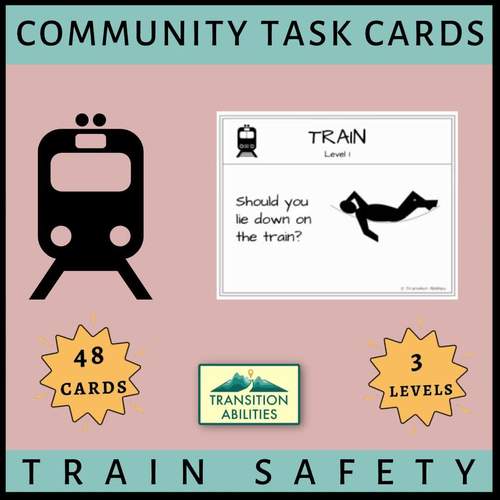 Public Transportation Problem Solving TASK CARDS | TRAIN Community Safety