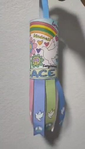 Peace Day Activities Crafts Windsock Kindness Helpful Friendship Love Dove