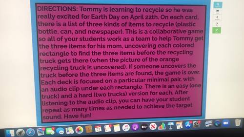 NO PRINT BOOM CARDS: Earth Day Speech Therapy Articulation Game Minimal ...