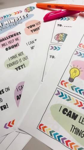 Growth Mindset Elementary | Increase Confidence | Goal Setting New Year