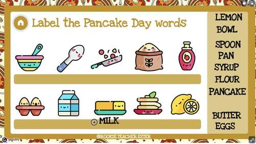 PANCAKE DAY INTERACTIVE GAMES by ROOKIE TEACHER ESTER | TpT