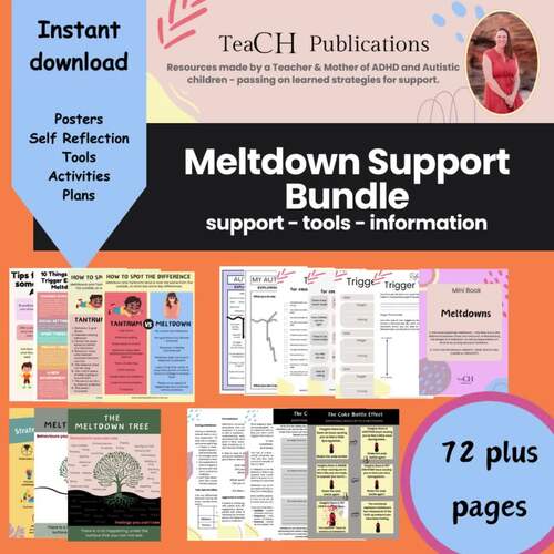 Behavior Management Meltdown Support Emotional Regulation ADHD Autism ...