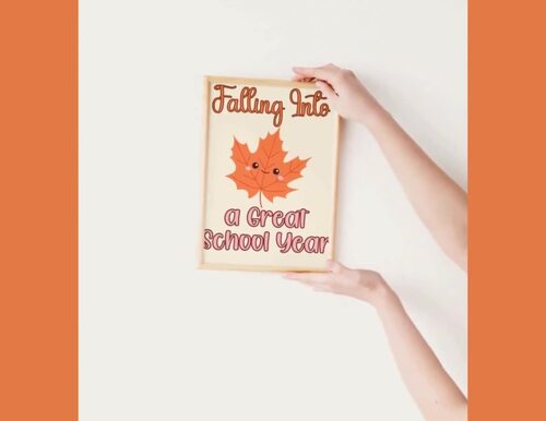 Fall Attendance Posters | Front Office Fall Decor | Welcome Posters for ...
