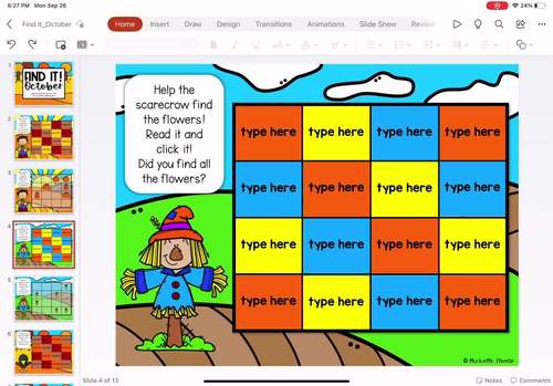 December Find It | Interactive Digital Game | EDITABLE Sight Word Game