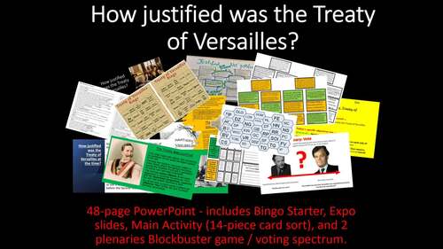 How justified was Versailles? - 48-slide full lesson (starter, notes ...