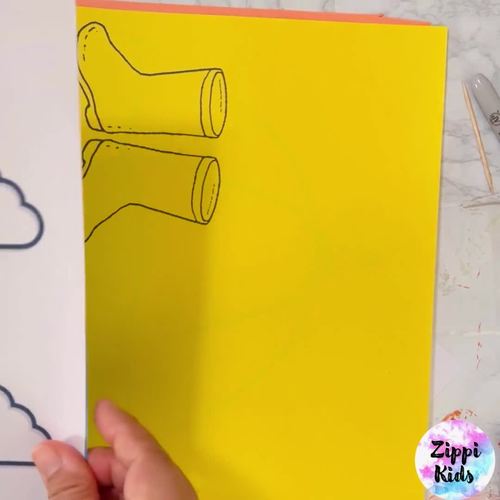 Spring Craft, Raindrop Name Craft Activities, Bulletin Board ideas decor