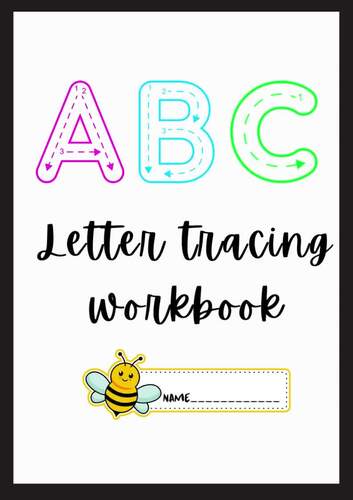 Alphabet Tracing Workbook | Writing Practice Printable | TPT