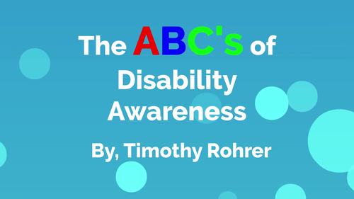 ABC's of Disability Awareness by Tips4Inclusion | TpT