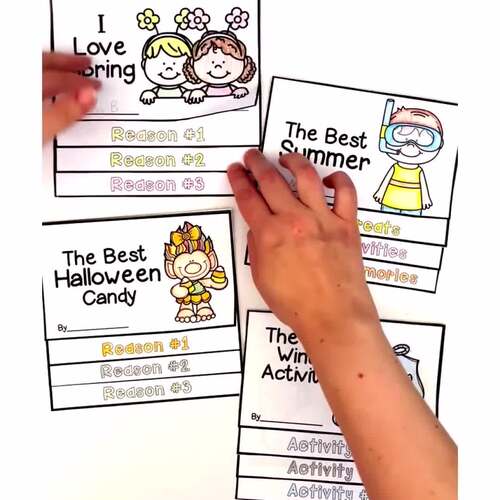 Opinion Writing Crafivity Flipbooks Opinion Writing Morning Work DOLLAR ...
