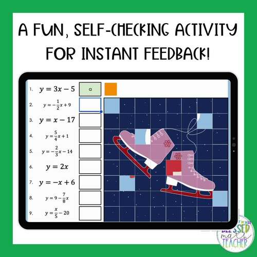 Find Slope from Equations y = mx + b Digital Activity and Worksheet ...