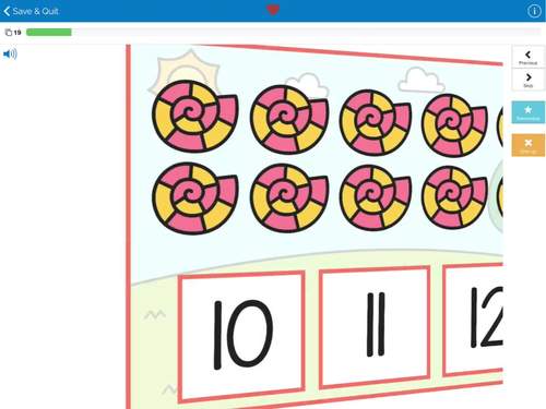 Counting 1-20 Summer Digital Boom Cards™ by Planning in PJs | TPT