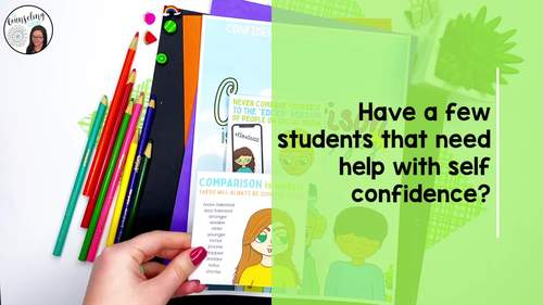 Self Confidence Building Workbook by The Counseling Teacher Brandy