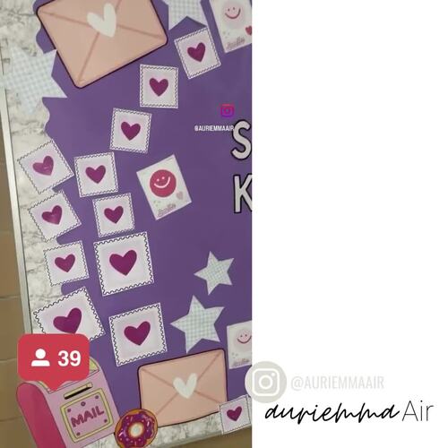 Retro *Sprinkle Kindness* Bulletin Board Set by AuriemmaAir | TPT