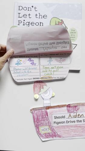 Should I Let the Pigeon Drive the Sleigh? Opinion Craft: ELA Christmas ...