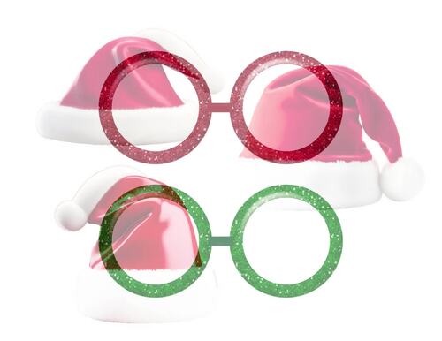 100-Count Christmas/Holiday Photo Booth Prop MEGA BUNDLE | TPT