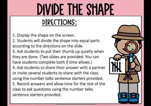 Second Grade Math Number Talks Daily Routine Unit 12 Shapes and Their ...