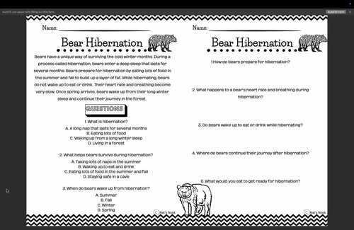 Winter & Spring Reading Comprehension Passages with Questions | Grade 2 ...