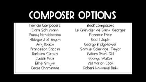 Composer Research Project for Google Slides™ | Distance Learning