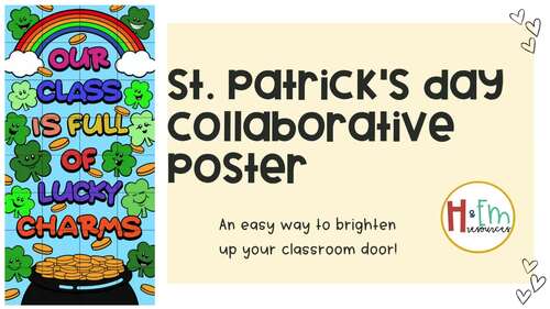 March Collaborative Poster Coloring Activity | St. Patrick's Day ...
