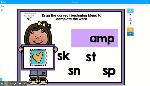 S Blends Digital Task Cards Boom Cards Distance Learning | TpT