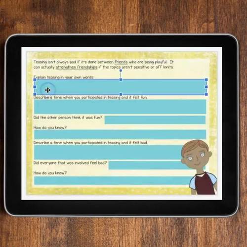 Teasing Lesson for Distance Learning by The Counseling Teacher Brandy