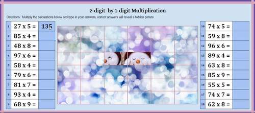 Digital Shape Puzzle NO PREP - Cute Snowmen Block Puzzle Reveal | TPT