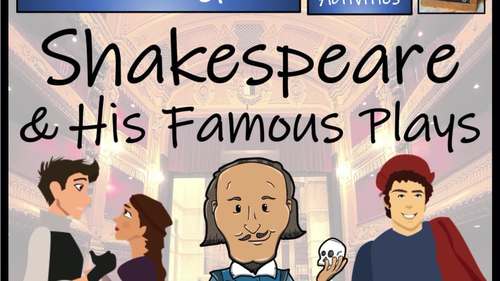 Shakespeare & His Famous Plays Close Reading Book | 5th Grade & 6th Grade