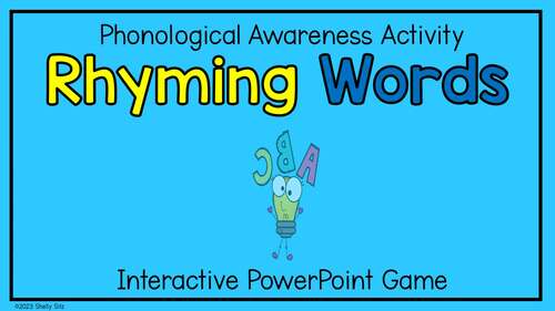 Catch a Rhyme Interactive PowerPoint Game by Shelly Sitz | TPT