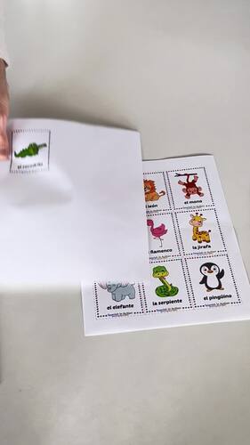 Spanish Flashcards - The Animals (Los Animales) by Maria - Spanish in ...